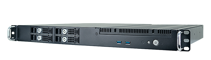 Безвентиляторный сервер высотою 1U нового поколения - iROBO-1000-10i4RF-G5