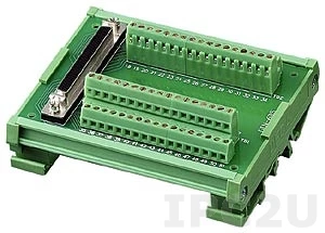 ADLink DIN-68S-01: Плата клеммников со 68-контактным разъемом SCSI-II, монтаж на DIN рейку, до 50В