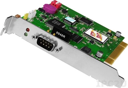 ICP DAS PISO-CPM100U-D: 1-портовый Universal PCI адаптер интерфейса CANopen, разъем 9-конт. D-sub