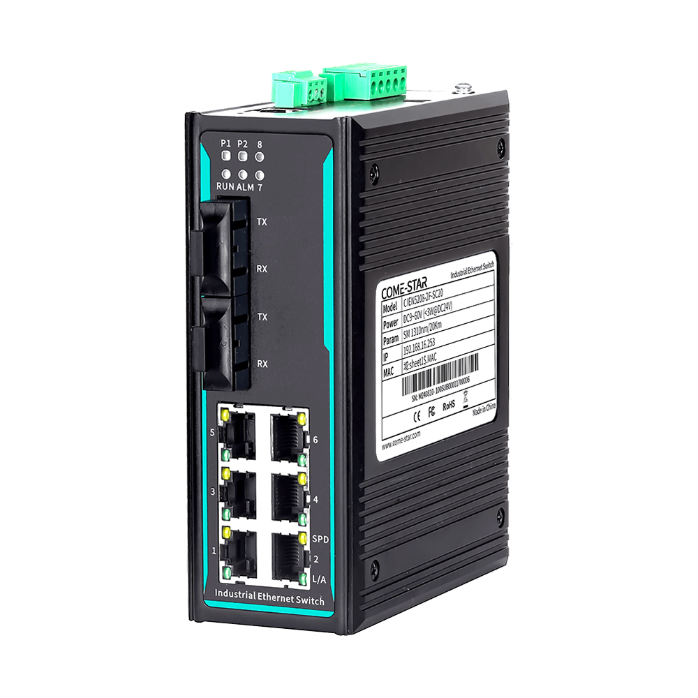 COME-STAR CIEN5208-2M-SC02-AD220 - Управляемые коммутаторы на DIN-рейку ...